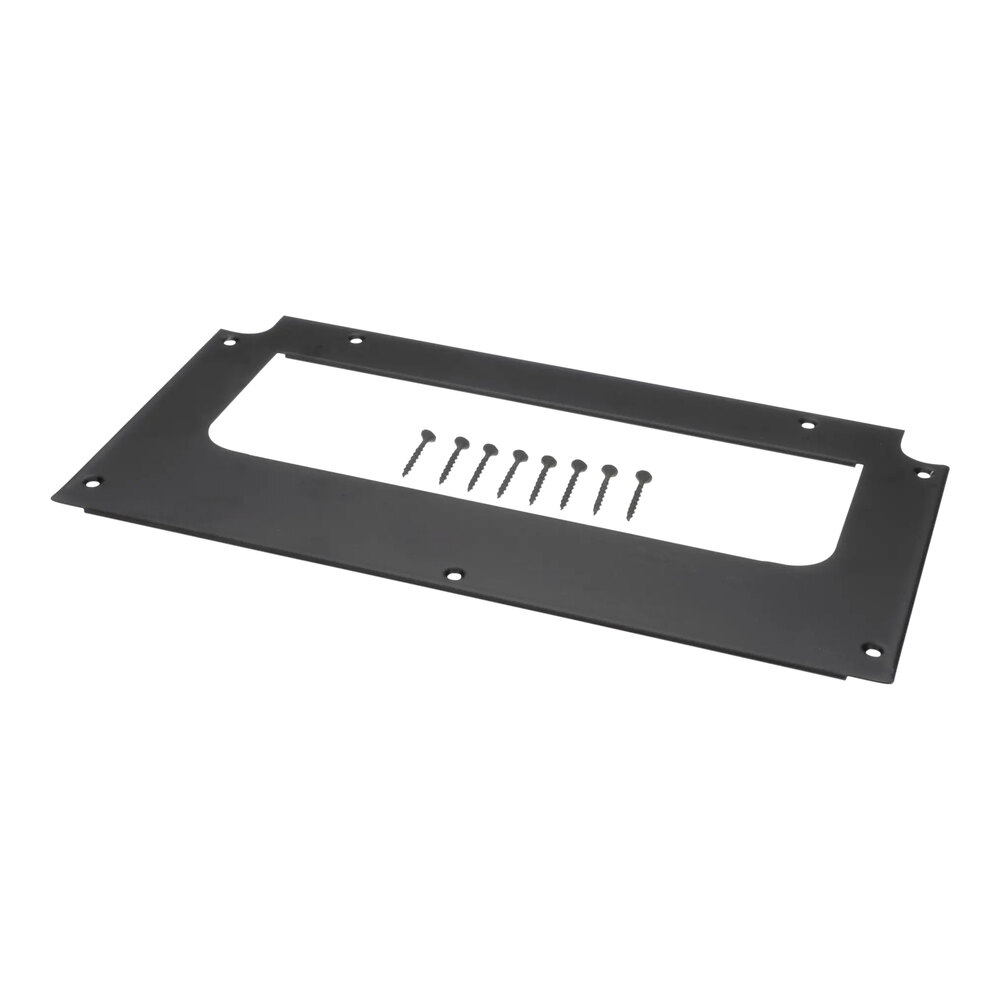 Everest Refrigeration CSTP15-00 14 1/4" x 7 1/2" Black Door Handle Plate