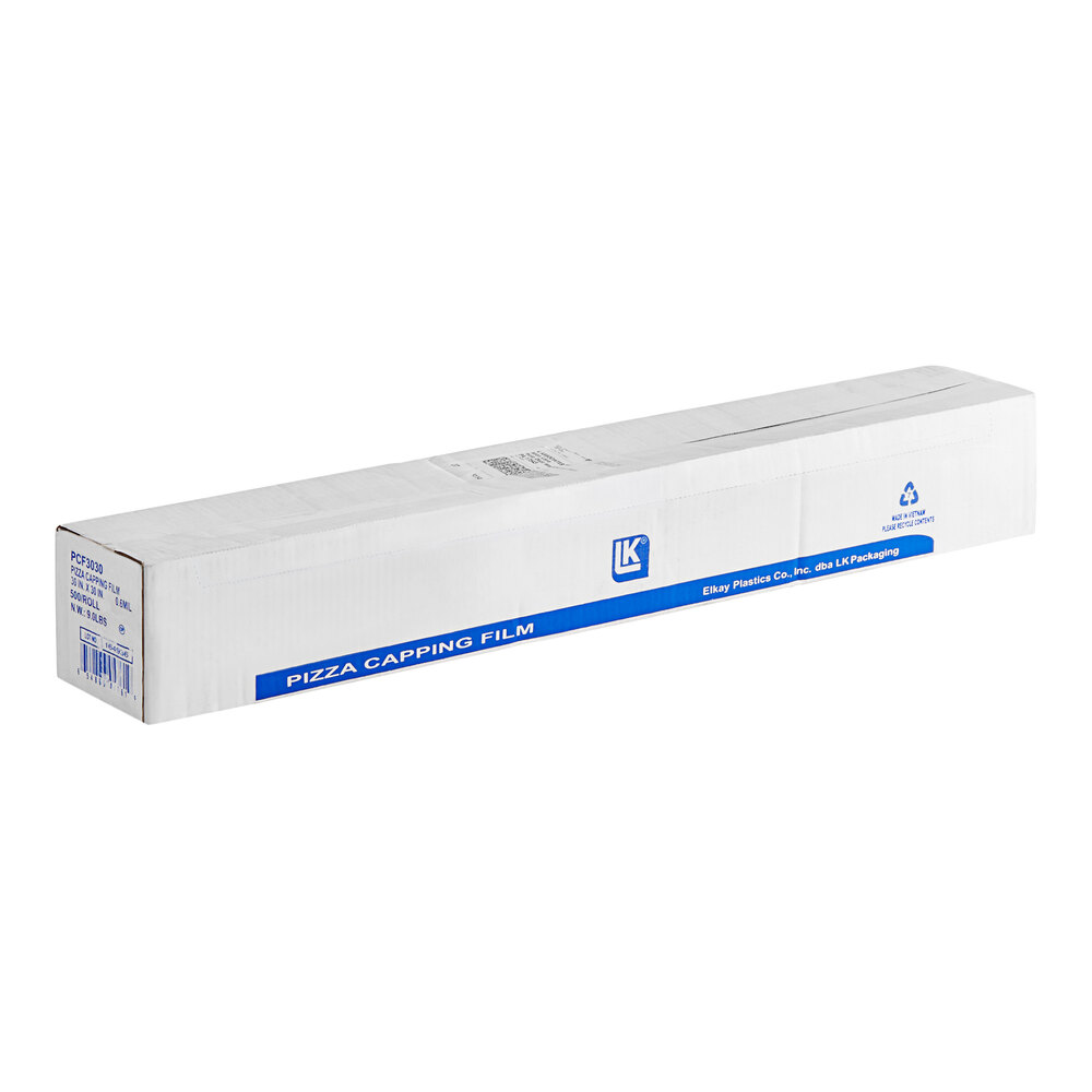 LK Packaging 30" x 30" Pizza Capping Film - 500/Roll