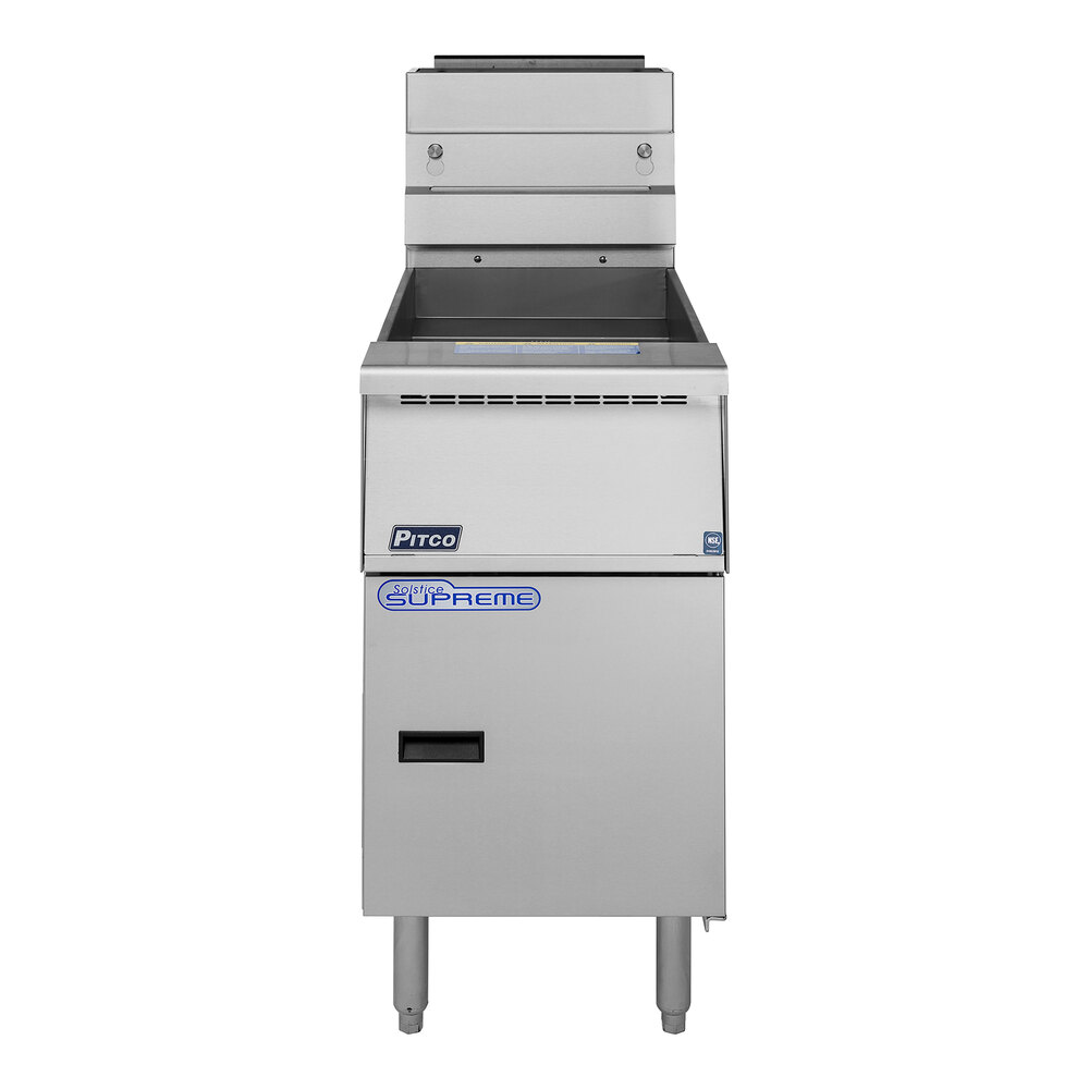 Pitco SSH75-2FD Solofilter Solstice Supreme Liquid Propane 150 lb. 2 ...