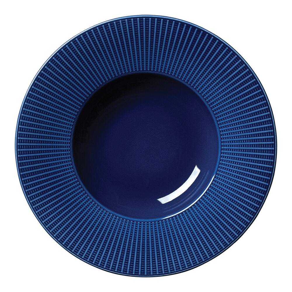 Steelite Distinction Willow 10 oz. Azure Gourmet Deep Rim Bowl - 6/Case