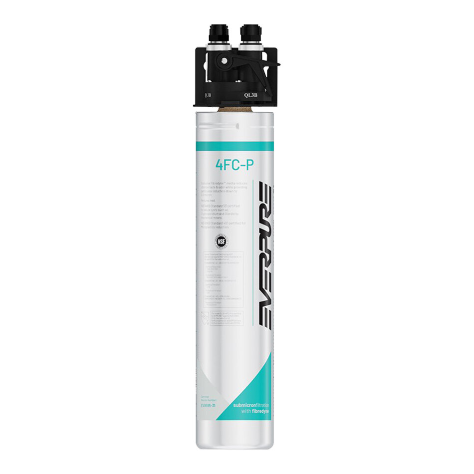 Everpure EV929820 QL3B - 4FC-P Water Filtration System - 0.5 Micron, 1. ...