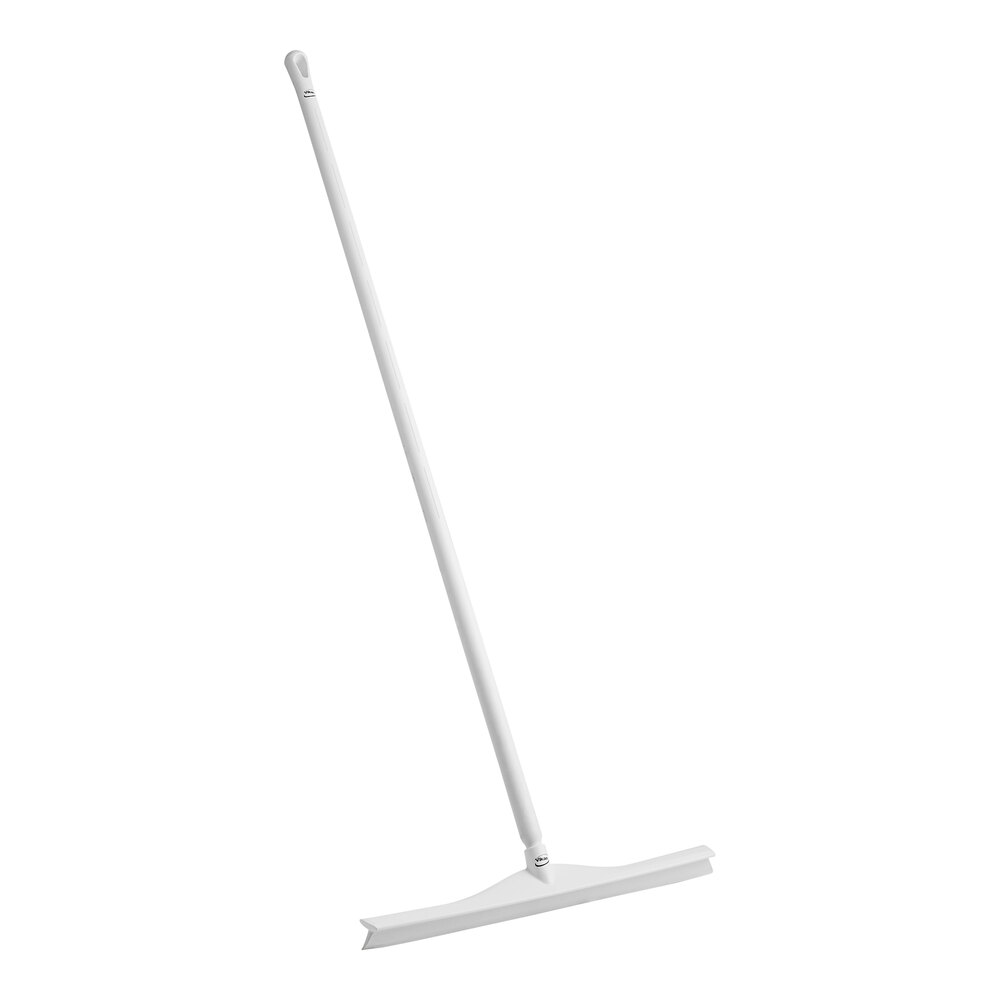 Vikan 23 5/8" White Ultra-Hygienic Single Blade Rubber Floor Squeegee ...