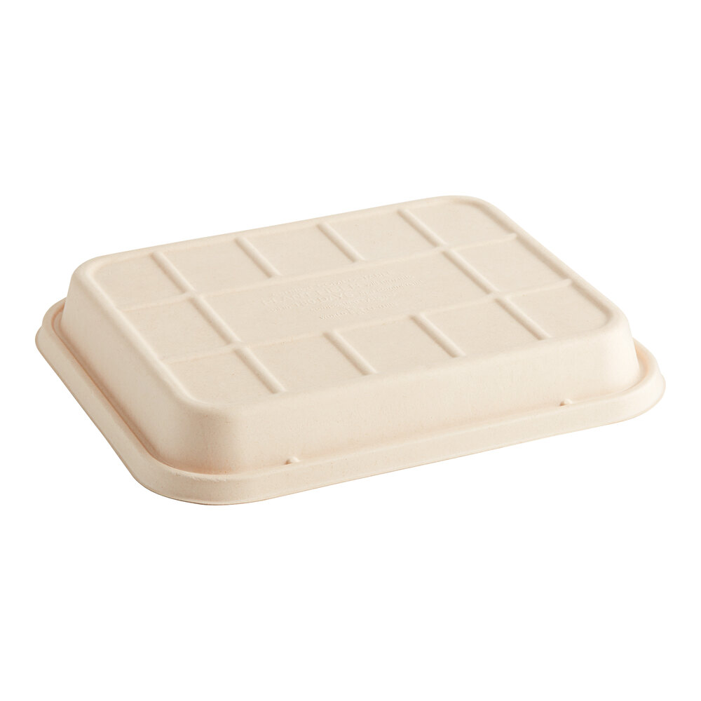 World Centric Compostable Fiber Catering Pan Raised Lid for 104-120 oz ...