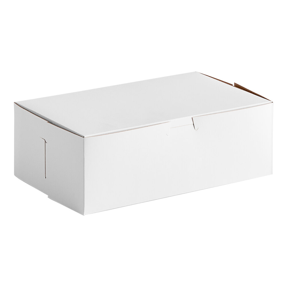 Southern Champion 10" x 6" x 3 1/2" White Donut / Bakery Box - 250/Case