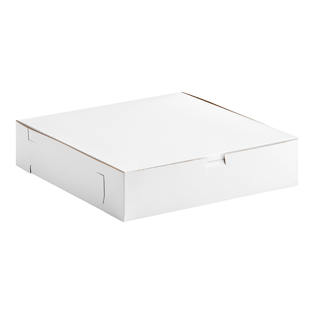 Southern Champion 12" x 12" x 2 3/4" White Pie / Bakery Box - 100/Case