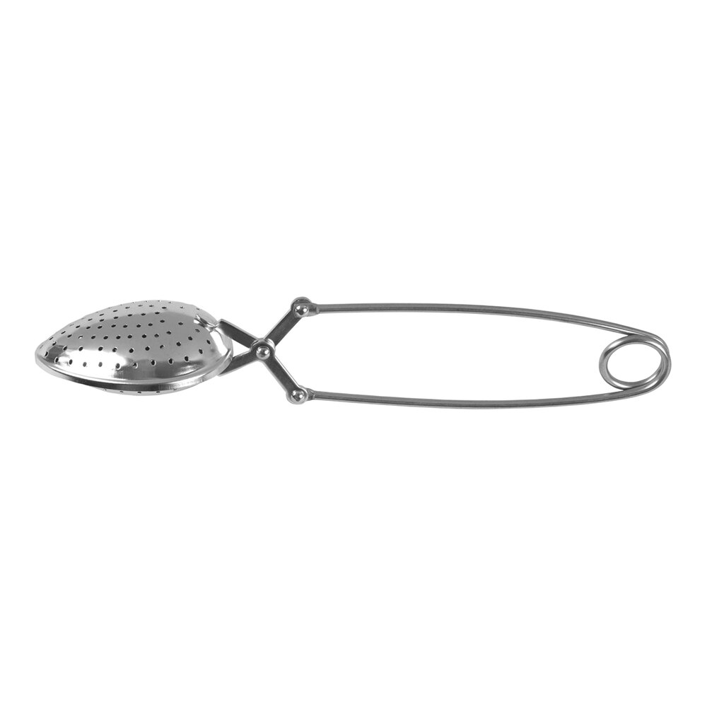 Fox Run 6 1/4" Stainless Steel Spring Handle Tea Infuser 5129 - 24/Case