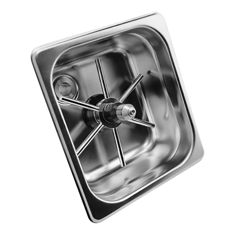 Rhino Coffee Gear RHPR150-S 6 7/8 x 6 1/4" x 2 7/16" Stainless Steel ...