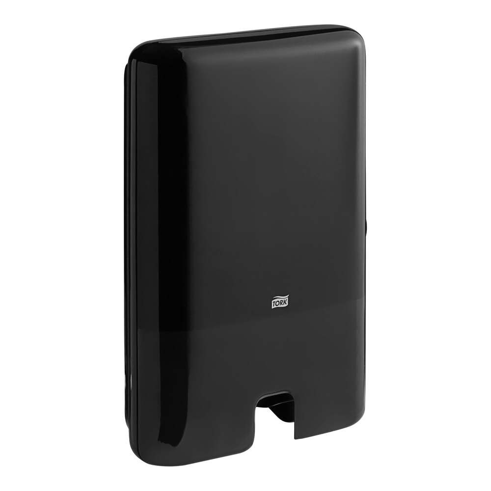 Tork Xpress 553028 Black Wall-Mount Multifold Hand Towel Dispenser H2