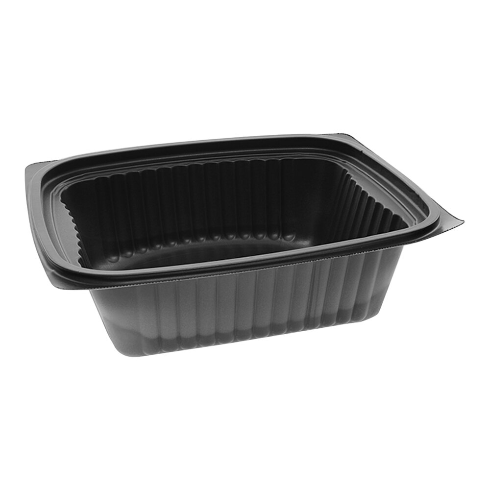 Pactiv MicroMax 24 oz. Black Deli Container - 252/Case