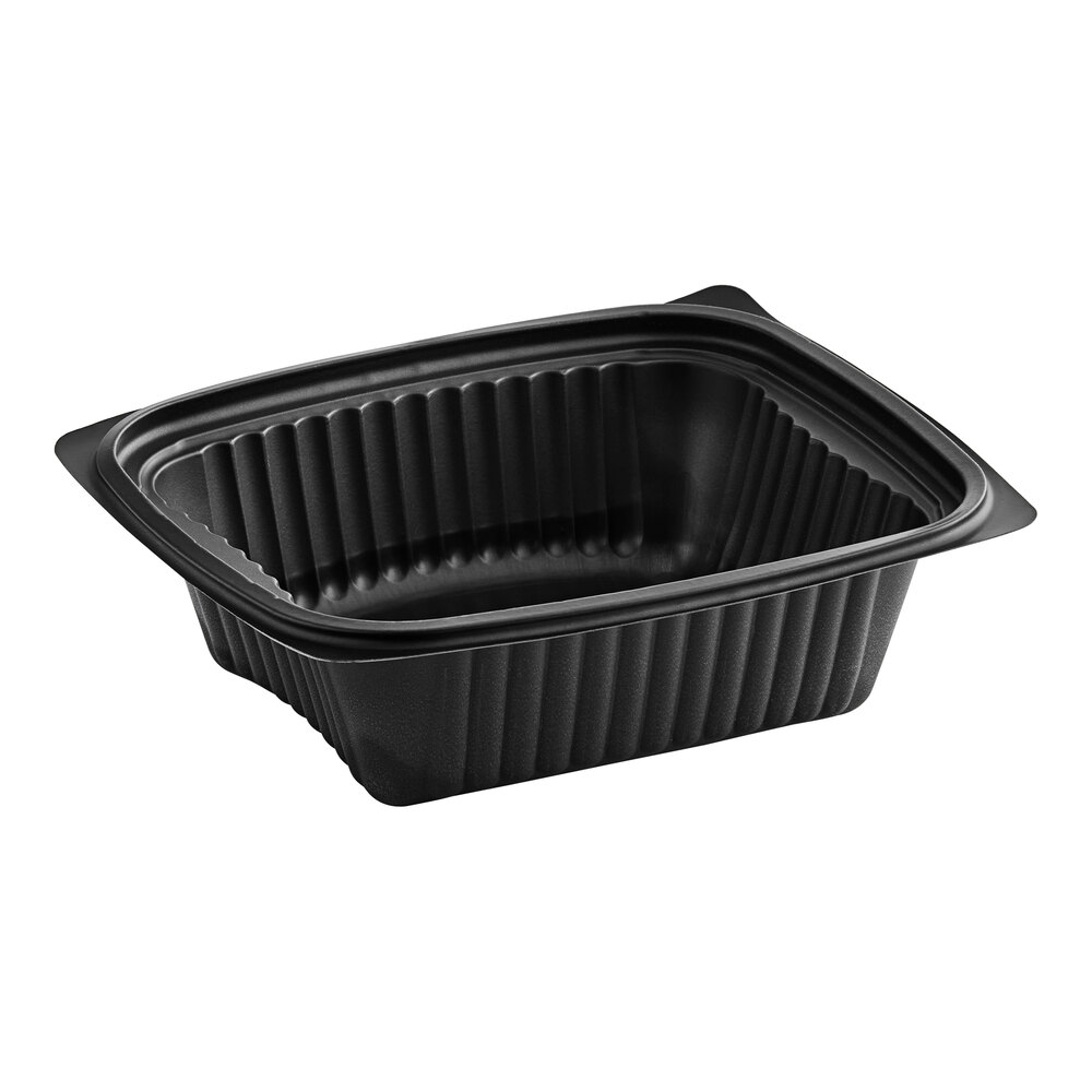 Pactiv MicroMax 24 oz. Black Deli Container - 252/Case