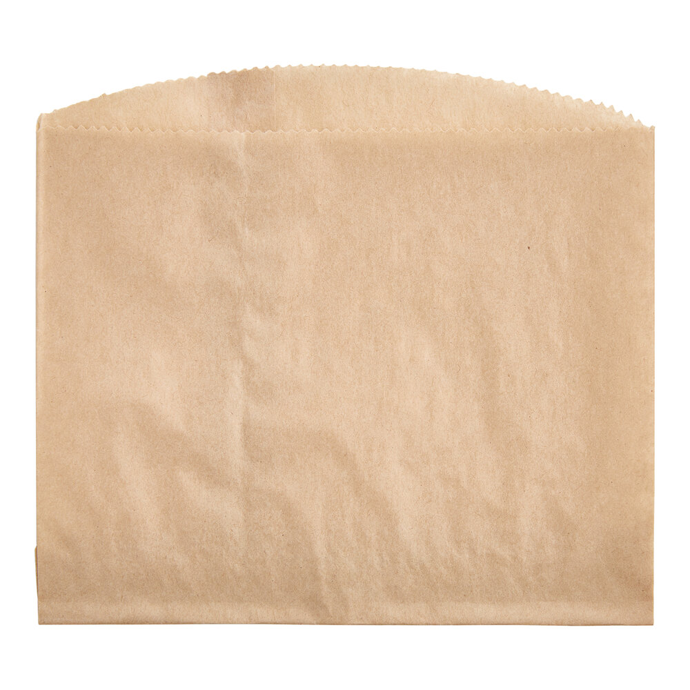 Bagcraft EcoCraft 5 1/2" x 4 1/2" Natural Grease-Resistant French Fry ...