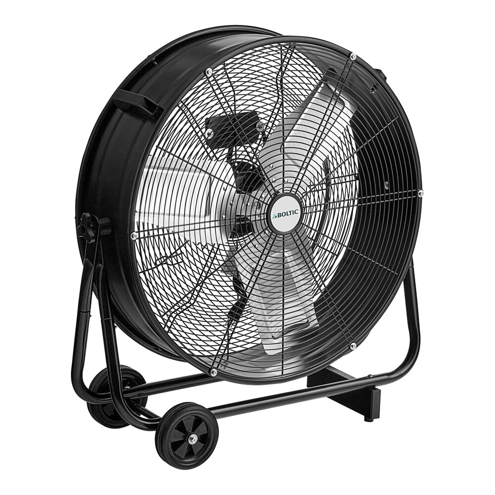 Boltic 24" Black Powder-Coat 3-Speed 360-Degree Tilt Portable ...