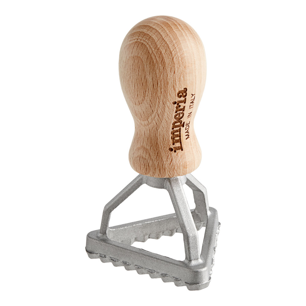 Imperia 7810 Tagliaravioli 2 1/4" x 2 1/4" Triangle Ravioli Cutter Stamp