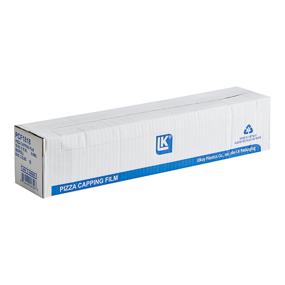 LK Packaging 18" x 18" Pizza Capping Film - 500/Roll