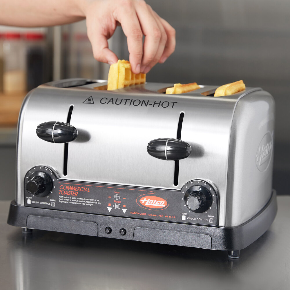 Hatco TPT-240 4 Slice Commercial Toaster - 1 1/4" Slots, 240V
