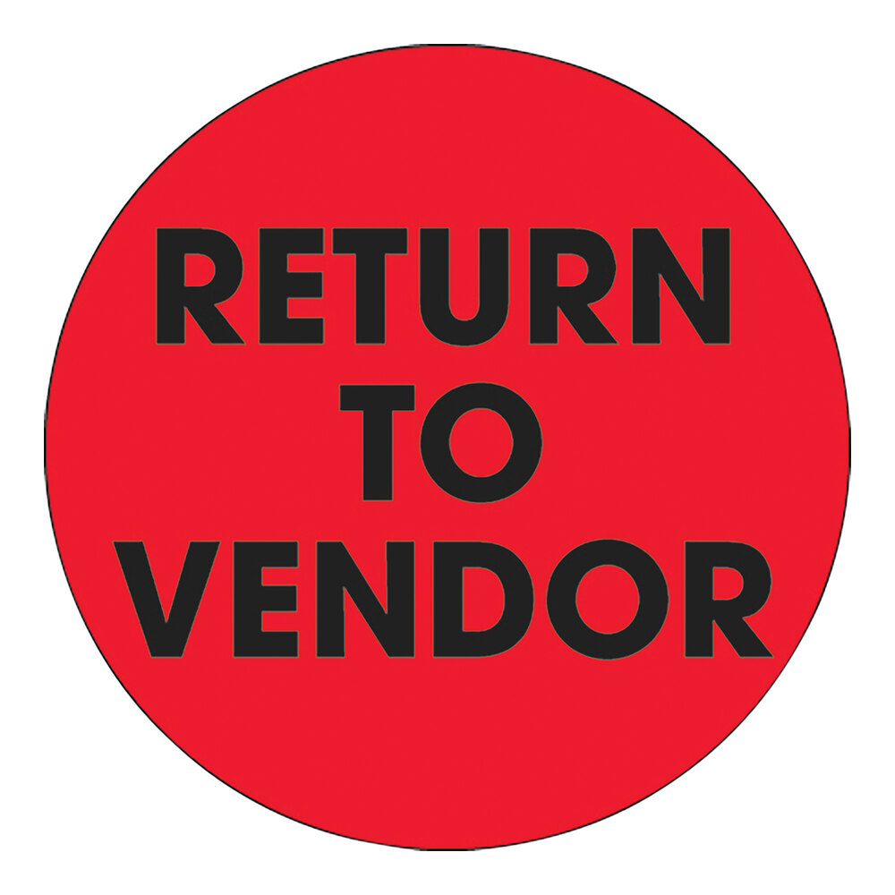 Tape Logic 2" Return to Vendor Inventory Fluorescent Red Semi-Gloss ...