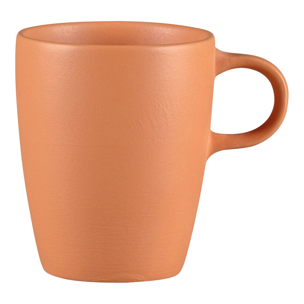 RAK Porcelain Tero Prima 6.75 oz. Terra Cotta Porcelain Cup - 12/Case