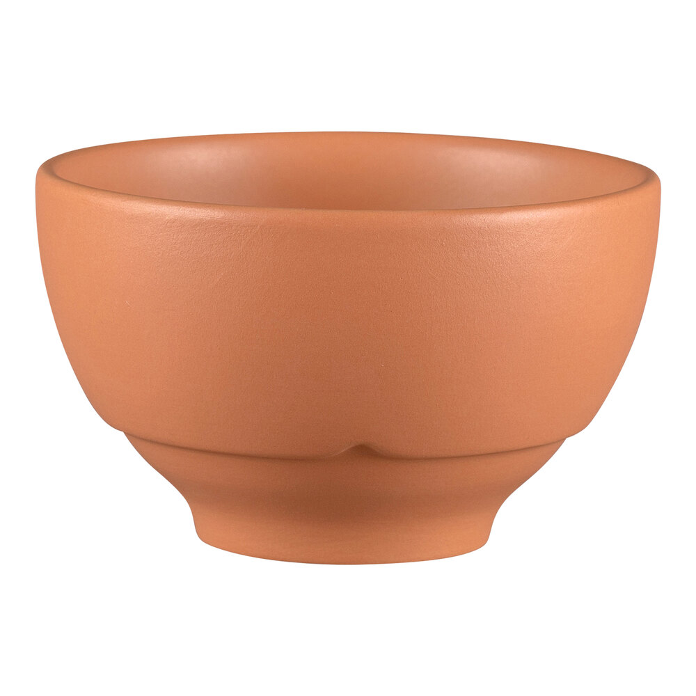 RAK Porcelain Tero Prima 21.3 oz. Terra Cotta Porcelain Cereal Bowl - 6 ...