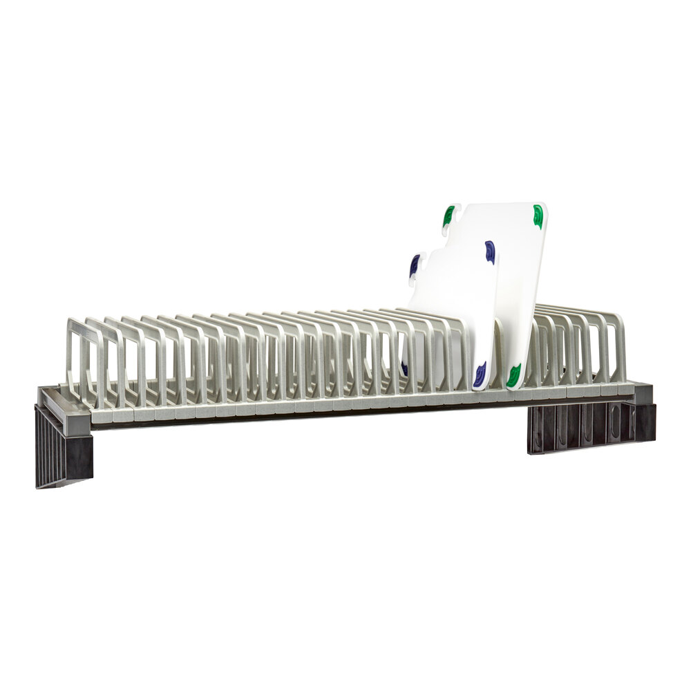 Cambro EWSDRY1848480 48" x 18" Speckled Gray Drying Rack Shelf Kit for ...