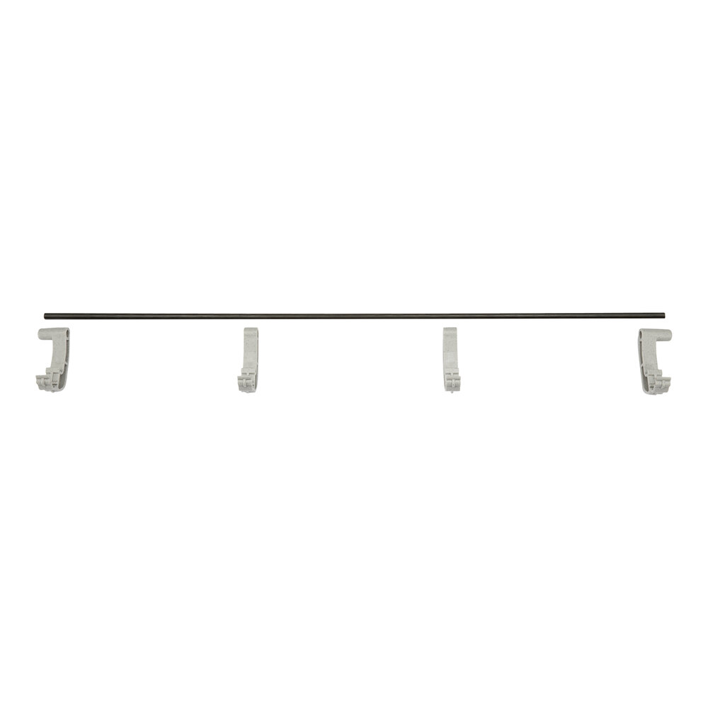 Cambro Soft Gray Front Shelf Rail Kit for Camshelving® Elevation Series