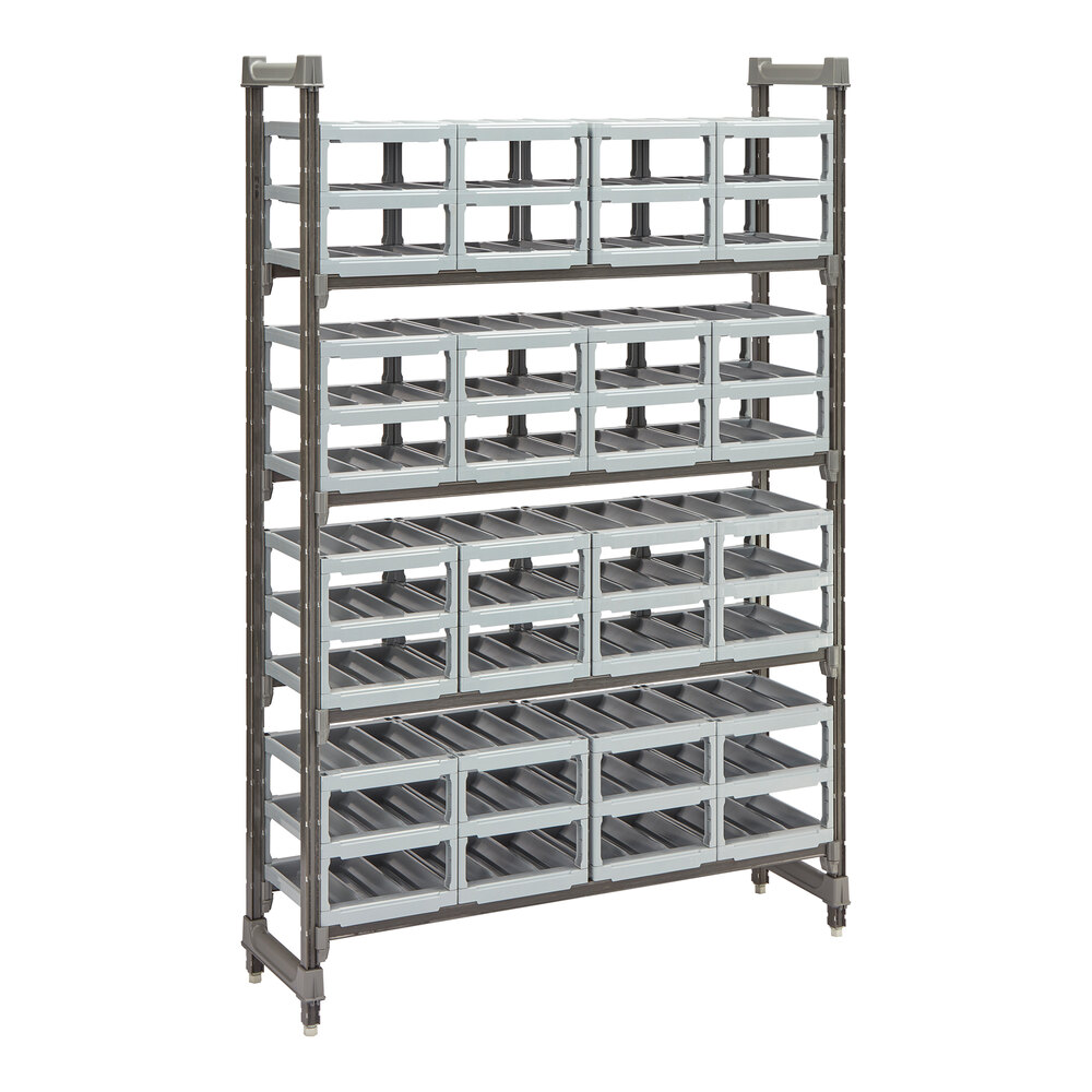 Cambro CBUWR144872PKG Camshelving® Basics Plus 48" x 14" x 72" Brushed ...
