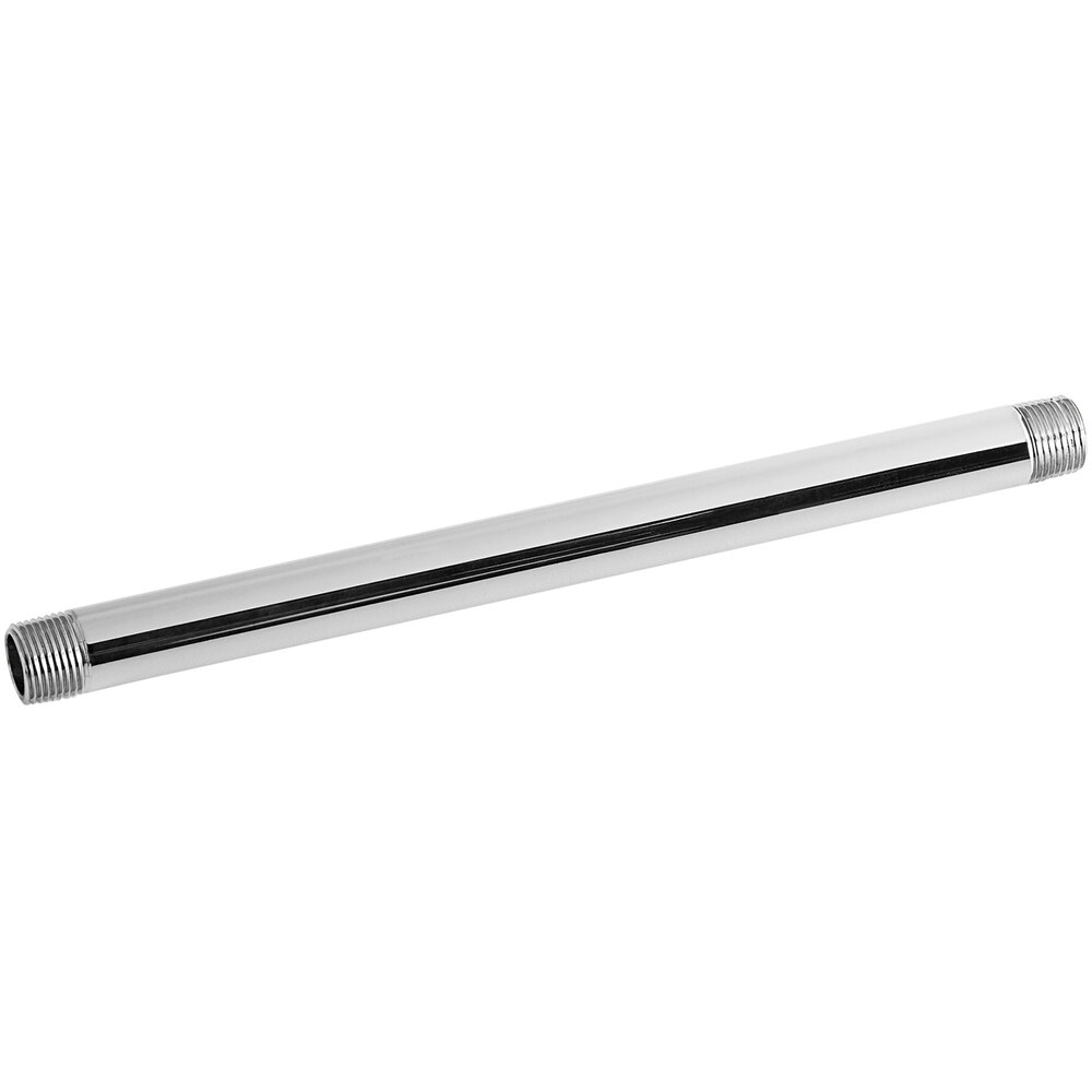 T&S 078X 8" Chrome Plated Pre-Rinse Riser Pipe with 3/8" NPT Connections