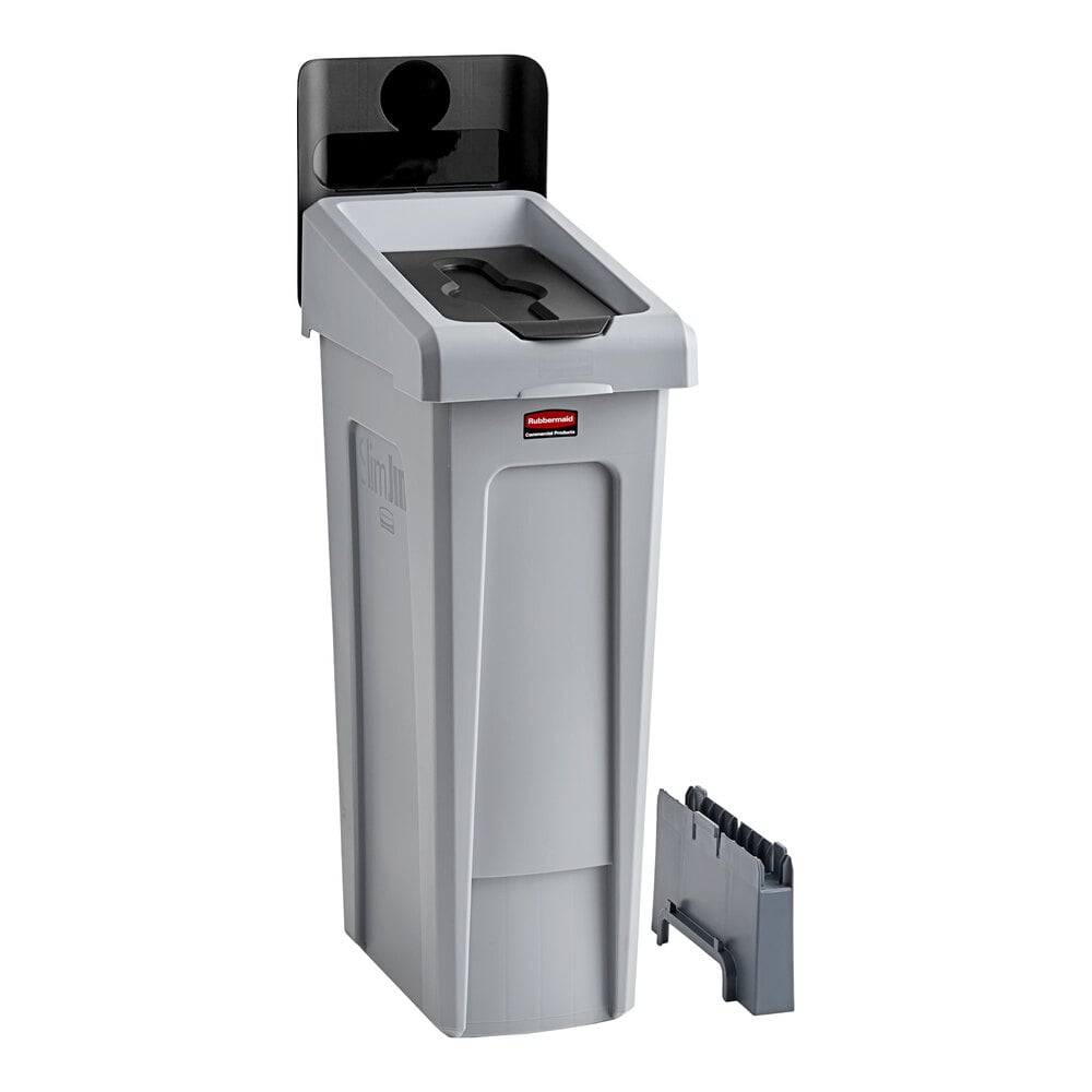 Rubbermaid® Slim Jim 2185053 23 Gallon Single-Stream Landfill Station ...