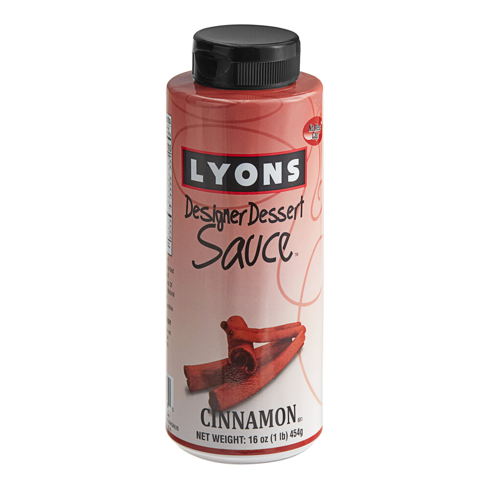 Lyons Designer Dessert Cinnamon Flavoring Sauce 12 fl. oz. (16 oz.)