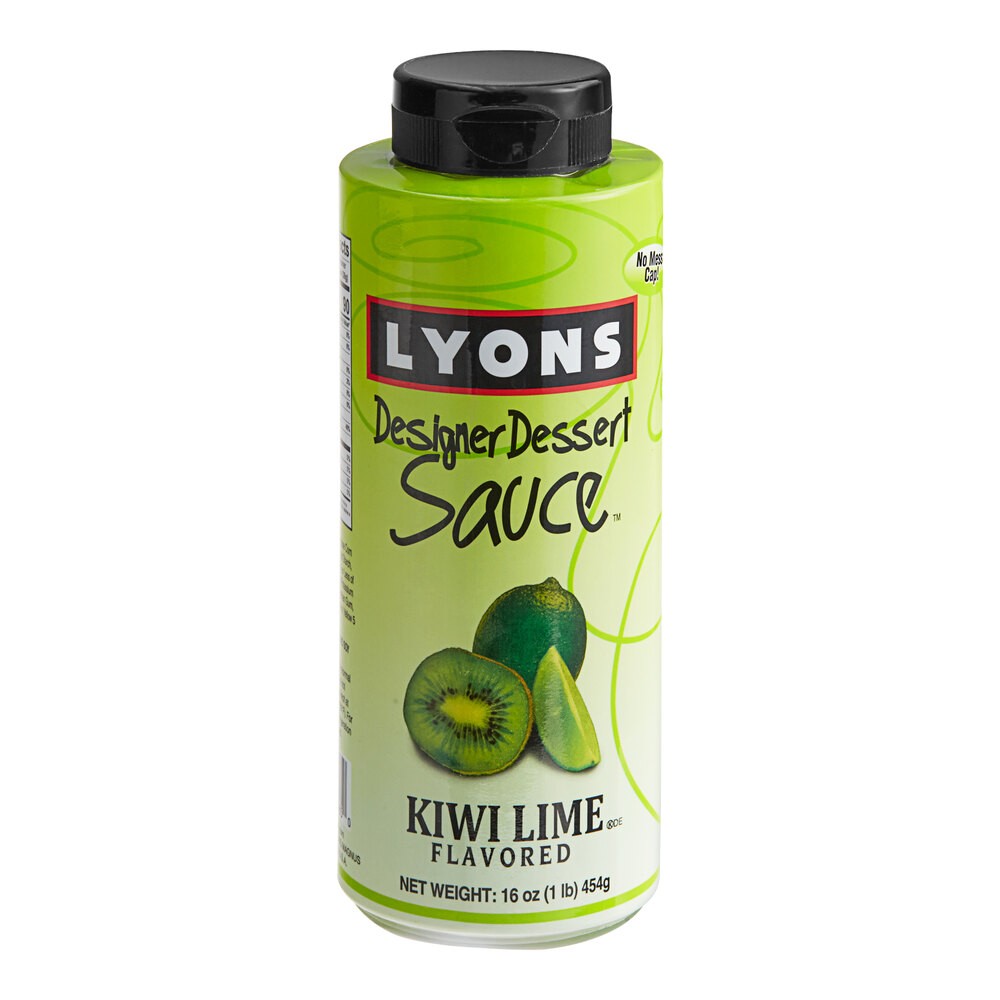 Lyons Designer Dessert Kiwi Lime Flavoring Sauce 12 fl. oz. (16 oz.)