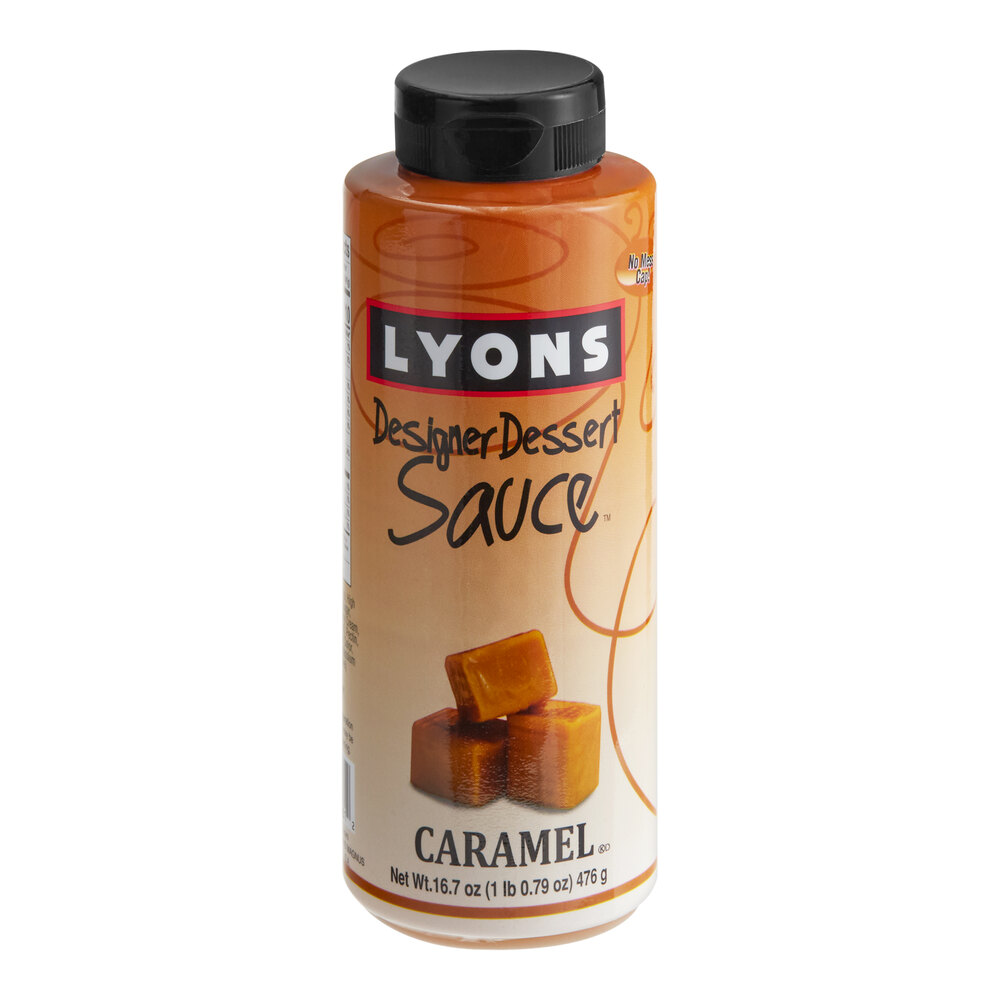 Lyons Designer Dessert Caramel Flavoring Sauce 12 fl. oz. (16.7 oz ...