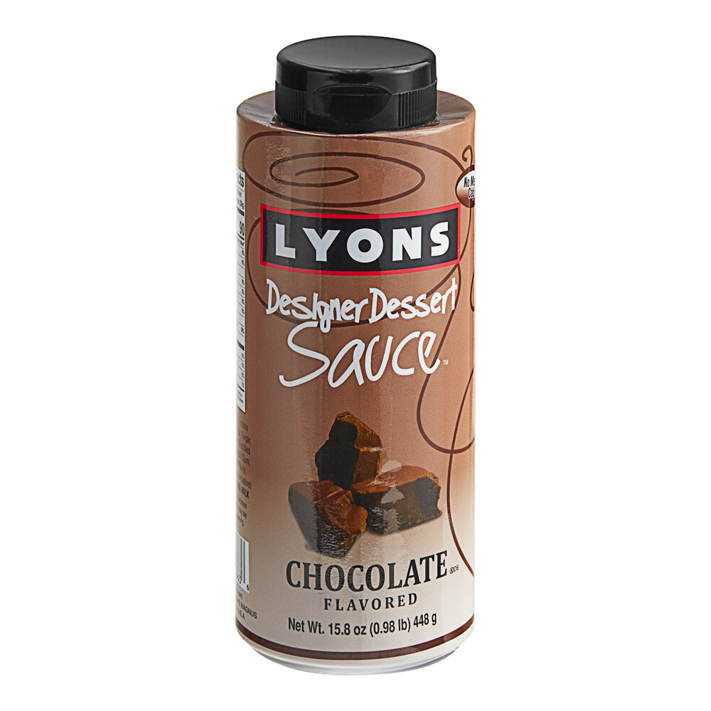 Lyons Designer Dessert Chocolate Flavoring Sauce 12 fl. oz. (15.8 oz ...