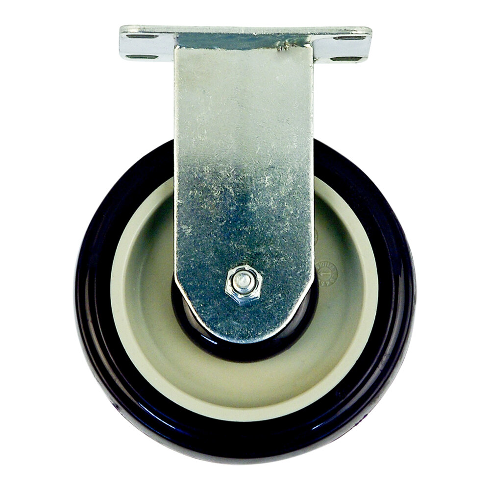 New Age C460 5" Polyurethane Rigid Plate Caster