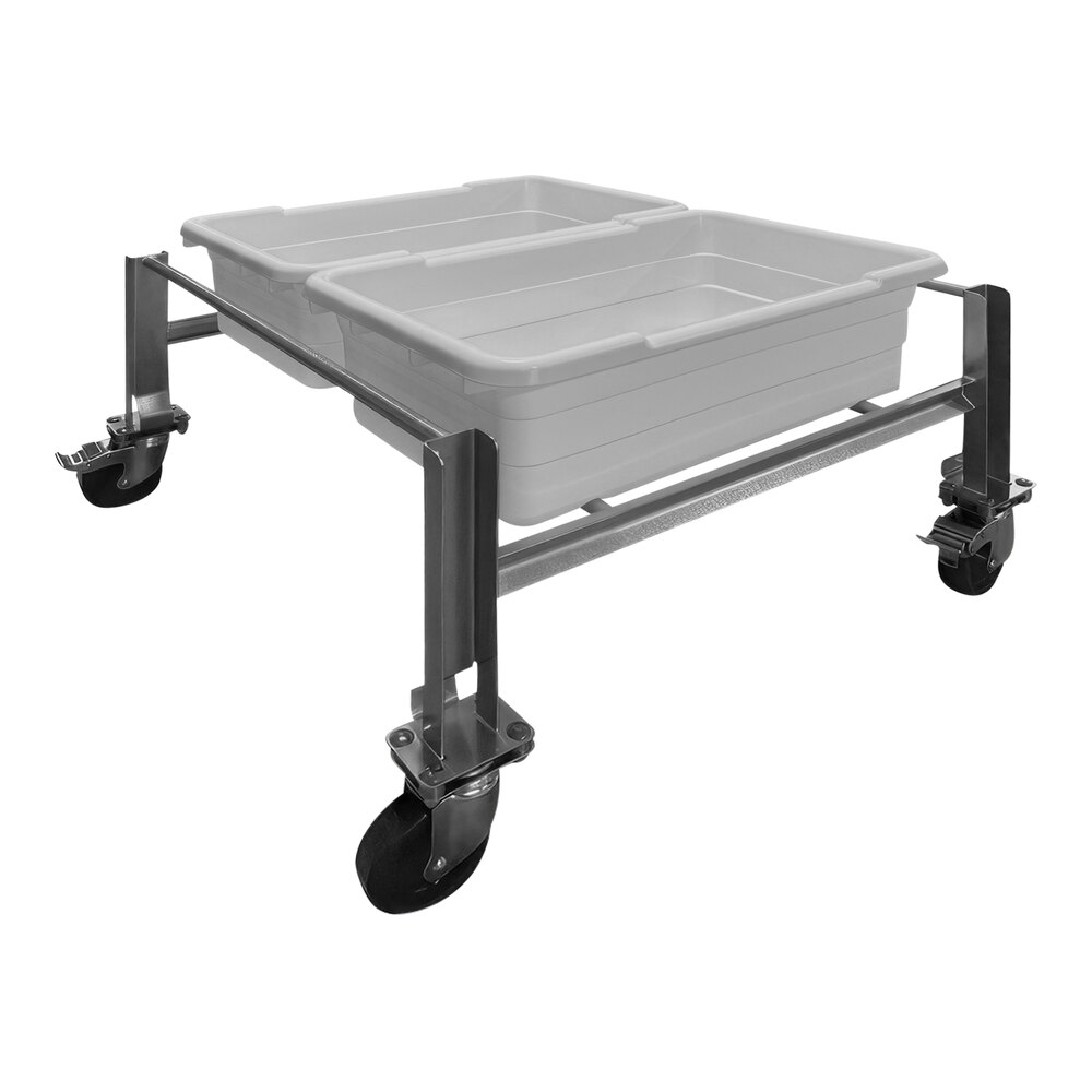 SSL Industries 31" x 33 1/4" x 18" Stainless Steel Side-by-Side 2-Lug ...