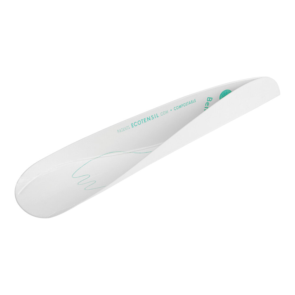 EcoTensil®-5 AquaDot™ 5" Compostable Paperboard Spoon - 2,500/Case