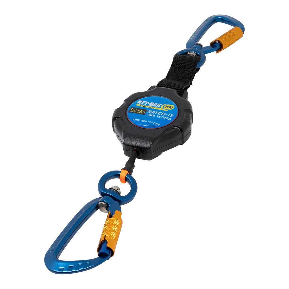 KEY-BAK Pro ToolMate Ratch-It 1 lb. Tool Tether with Carabiners and 48 ...
