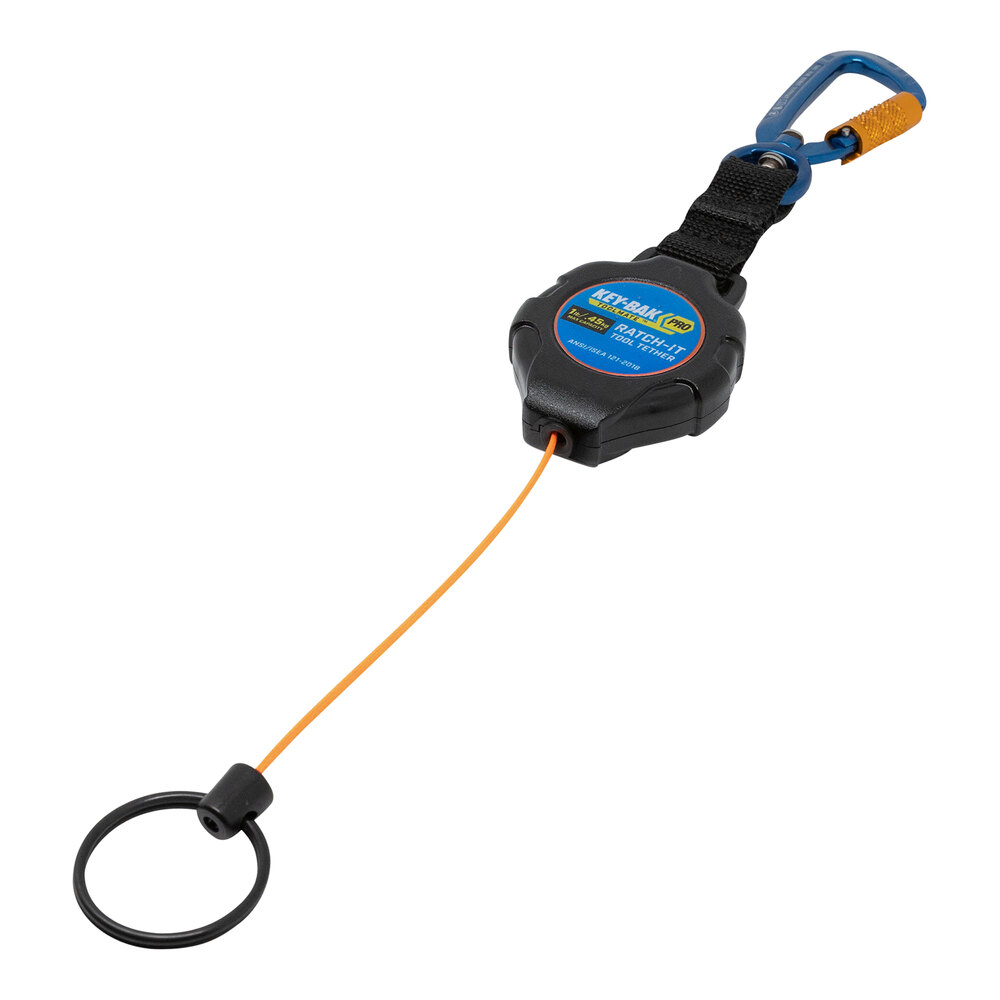 KEY-BAK Pro ToolMate Ratch-It 1 lb. Tool Tether with Carabiner, Split ...