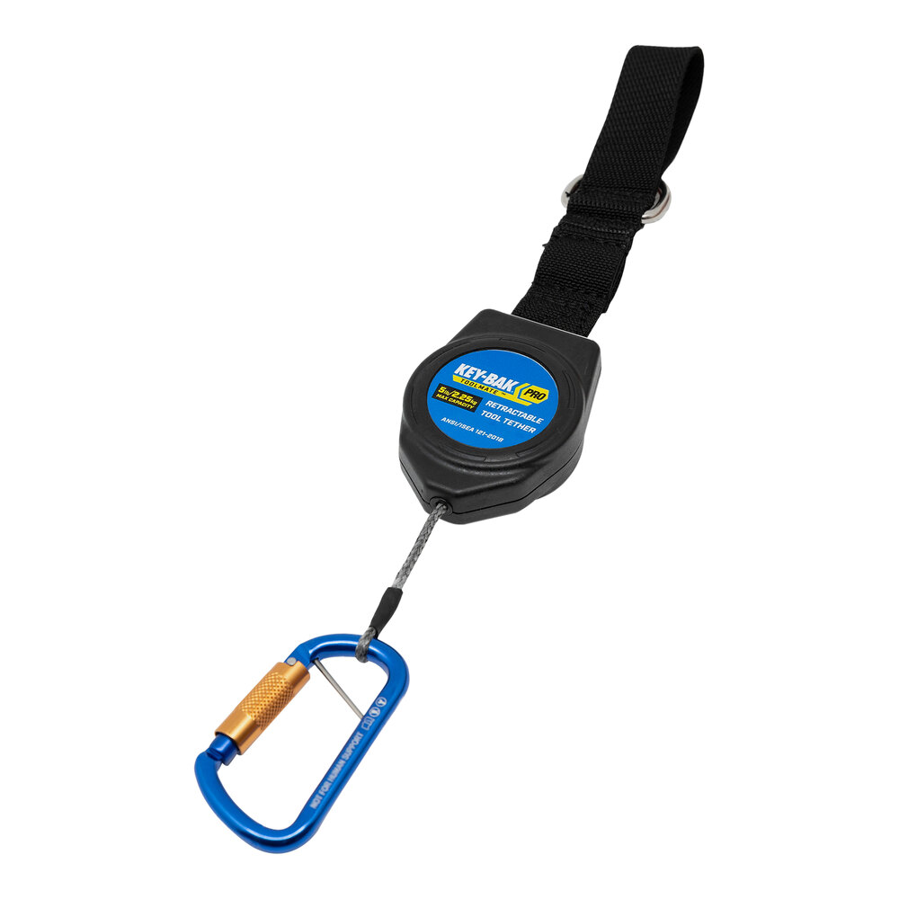 KEY-BAK Pro ToolMate 5 lb. Tool Tether with Carabiner, Belt Loop, and ...