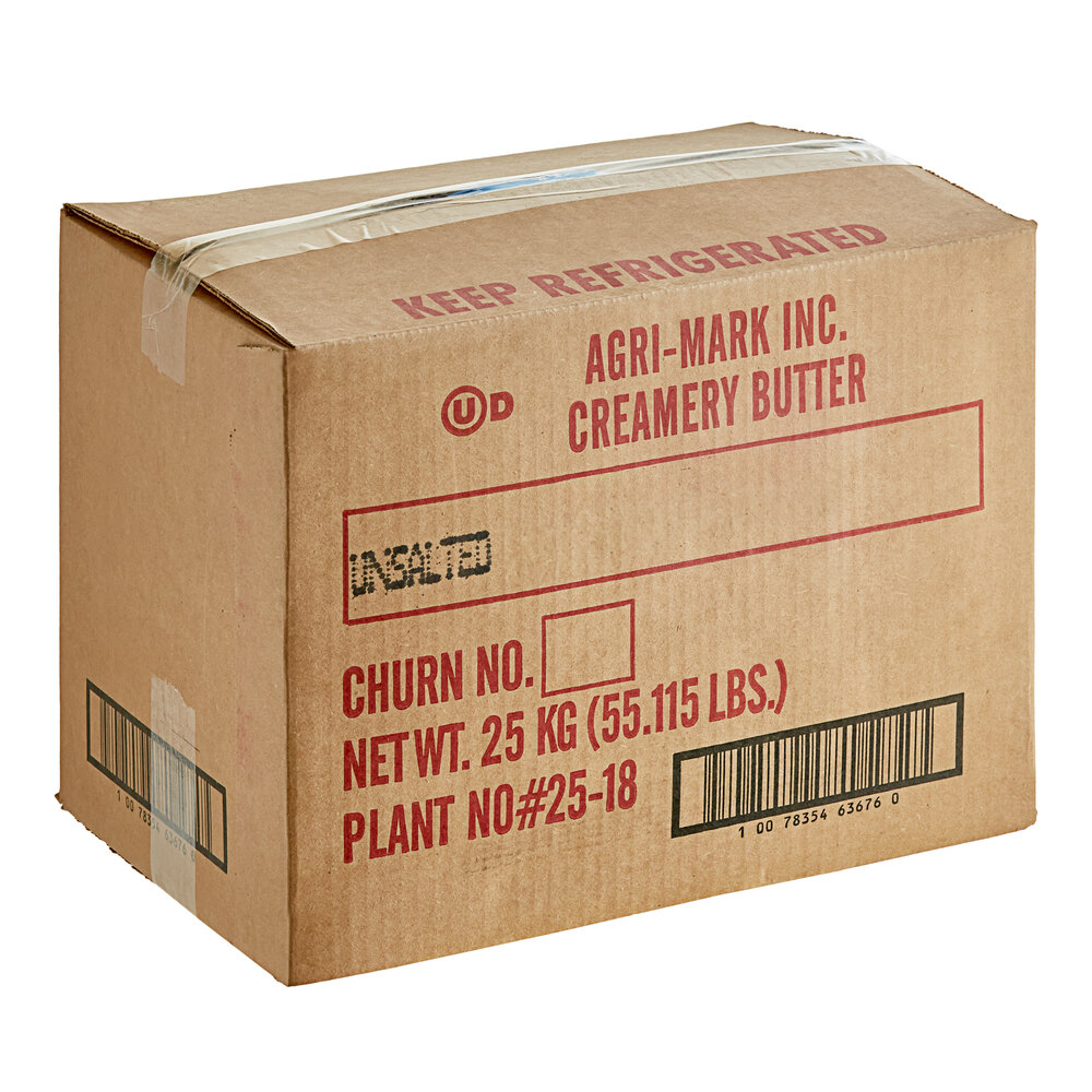Cabot Grade AA Unsalted Butter 55 lb. Block