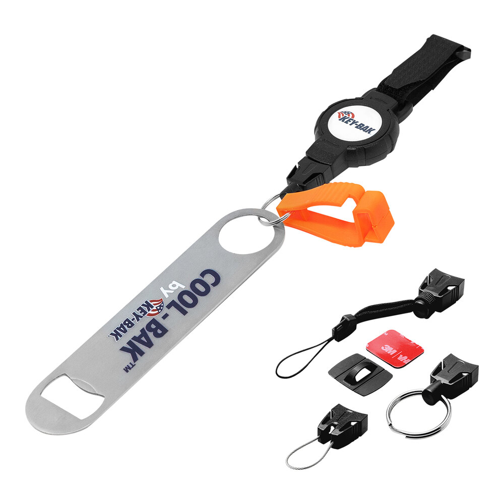 KEY-BAK COOL-BAK Cooler Tether Deluxe Kit with Hook and Loop Strap and ...