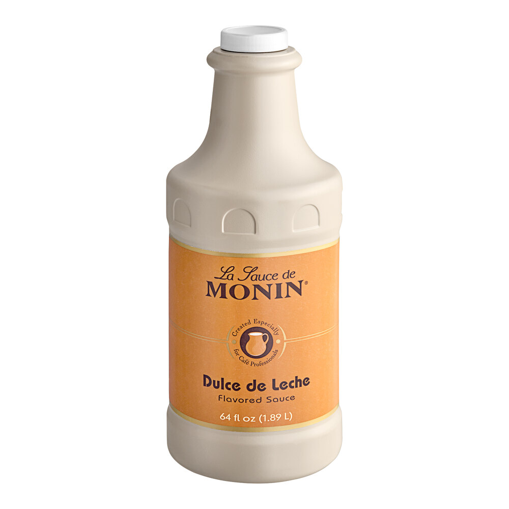 Monin Dulce de Leche Flavoring Sauce 64 fl. oz. - 4/Case