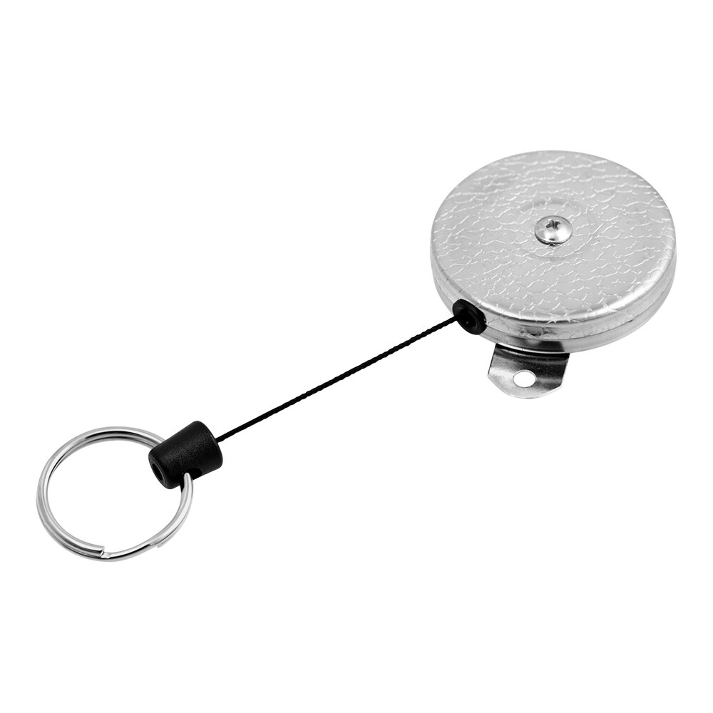 KEY-BAK Industrial Heavy-Duty Chrome-Plated Steel Equipment Tether with ...