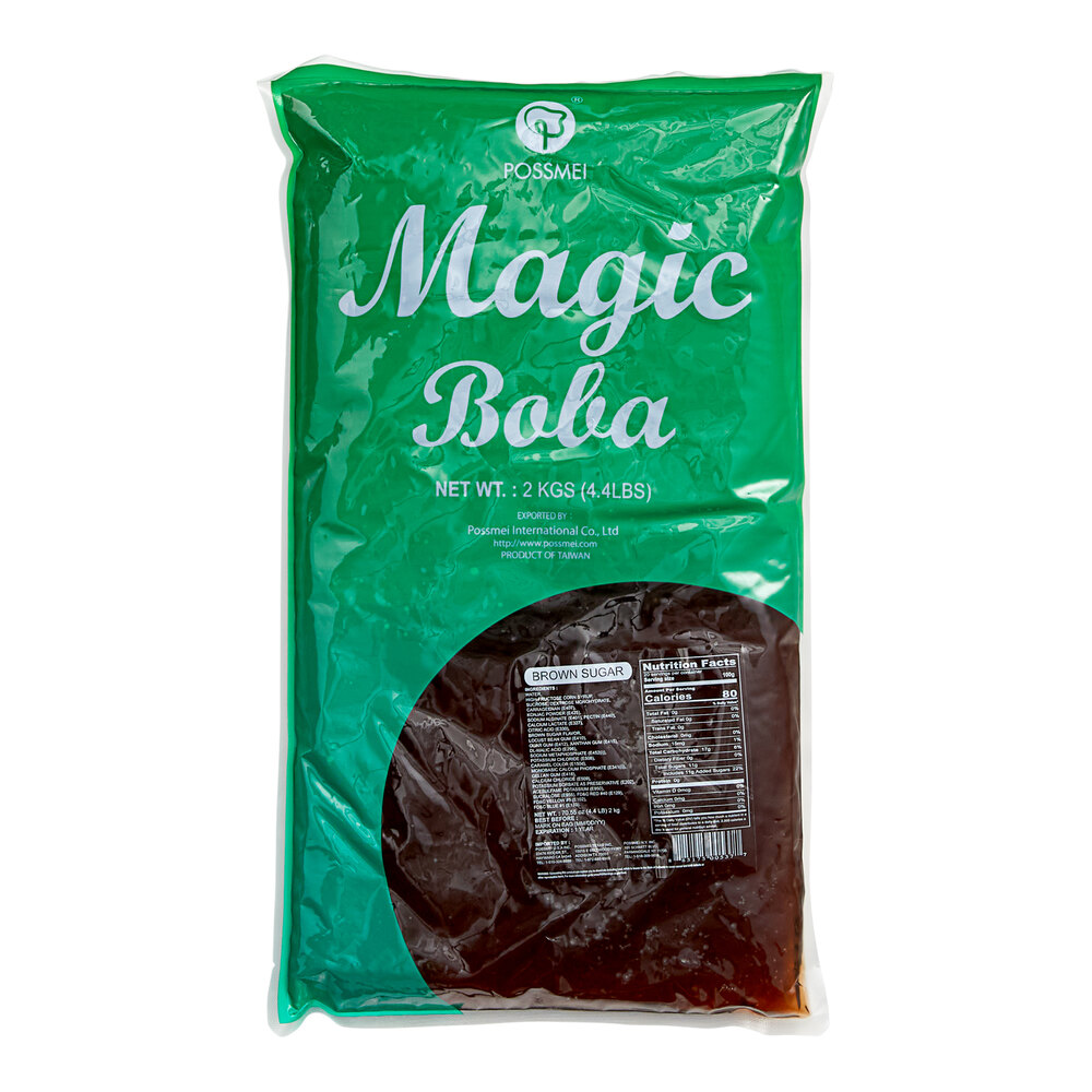 Possmei Brown Sugar Magic Crystal Boba 4.4 lb.