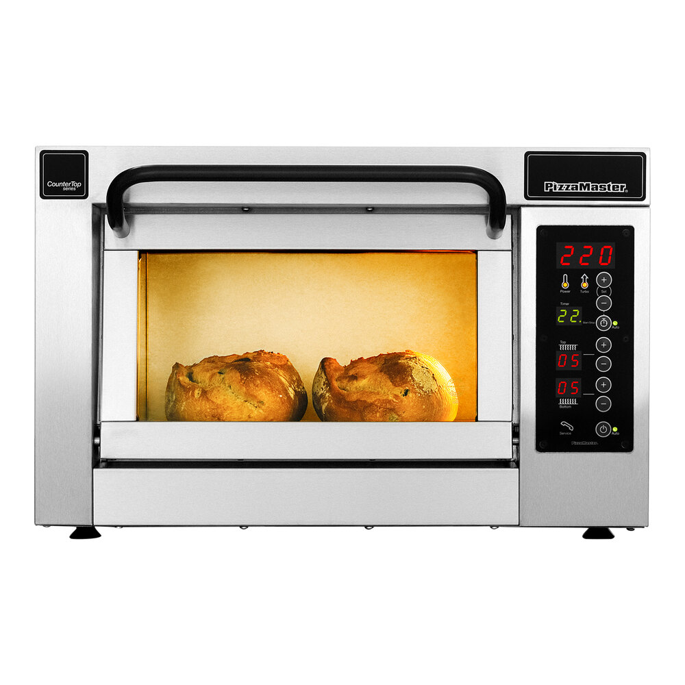 PizzaMaster PM551ED 21 1/8" x 21 1/8" Electric Single Deck Countertop Pizza Oven - 208V, 1 Phase ...