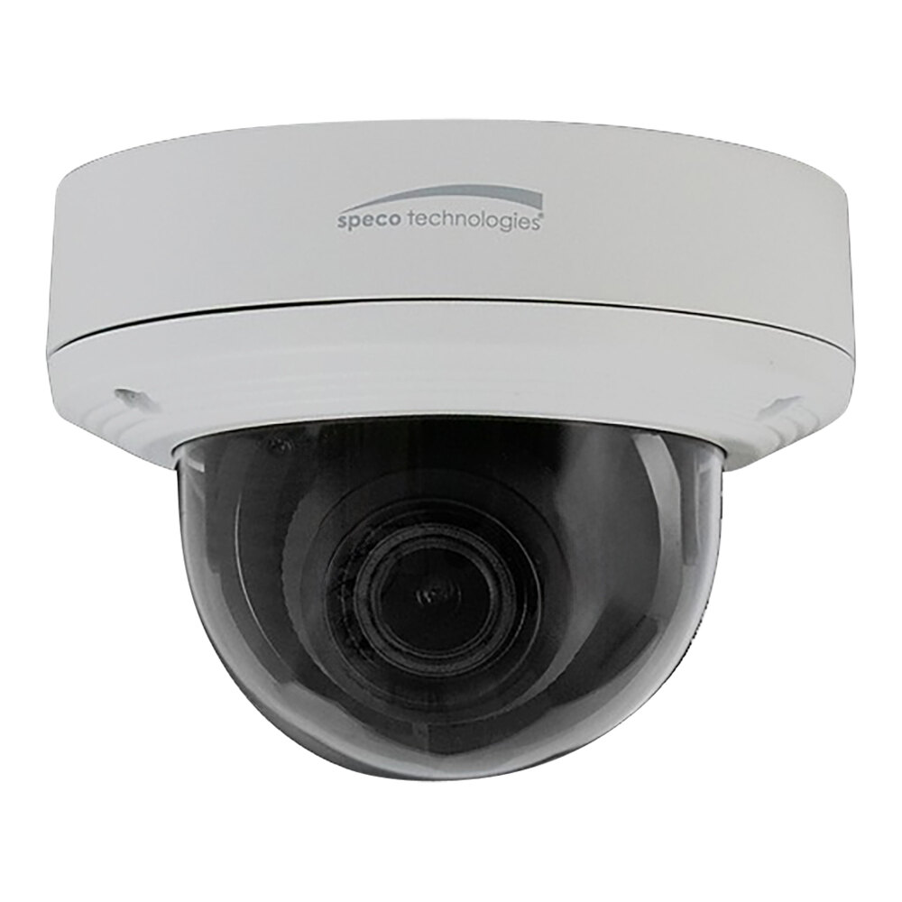 Speco Technologies Silver Series 8MP 2.8-12 mm Motorized Lens IP Dome Camera with Advanced ...