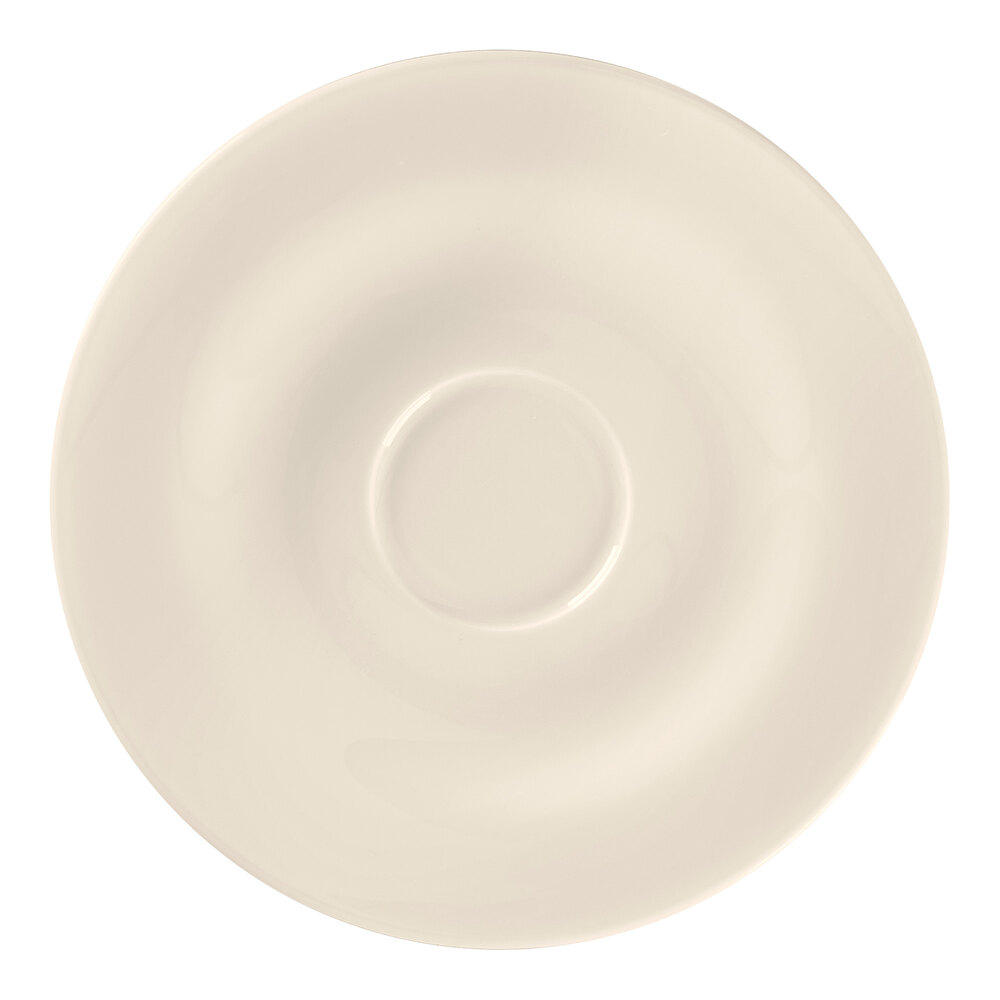 RAK Porcelain Bravura 6 1/8" Bone China Coffee Cup Saucer - 12/Case