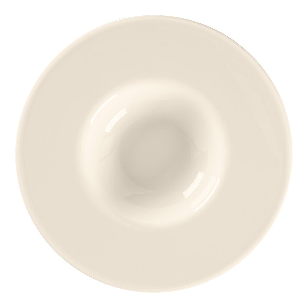 RAK Porcelain Bravura 9 13/16" Bone China Round Gourmet Deep Plate with ...