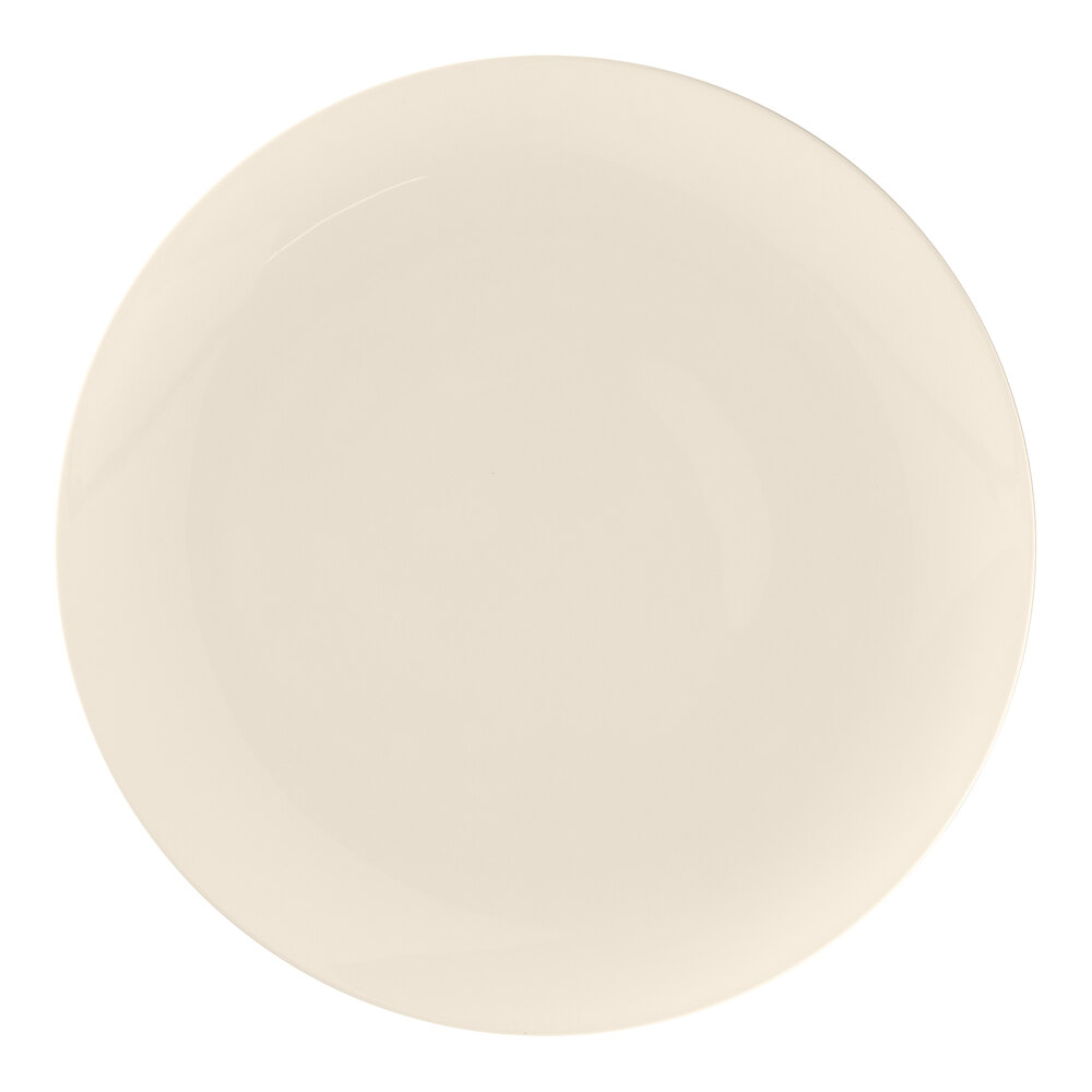 RAK Porcelain Bravura 10 13/16" Bone China Round Flat Coupe Plate - 12/Case