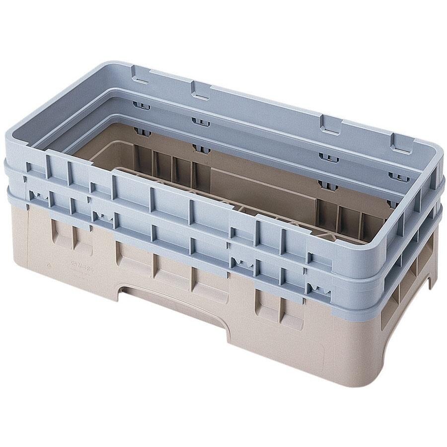 Cambro HBR578184 Beige Camrack Half Size Open Base Rack with 2 Extenders