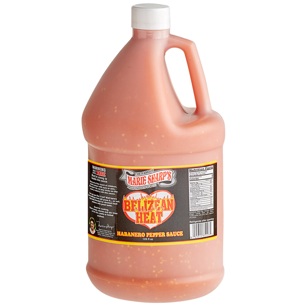 Marie Sharp's Belizean Heat Habanero Hot Sauce 1 Gallon