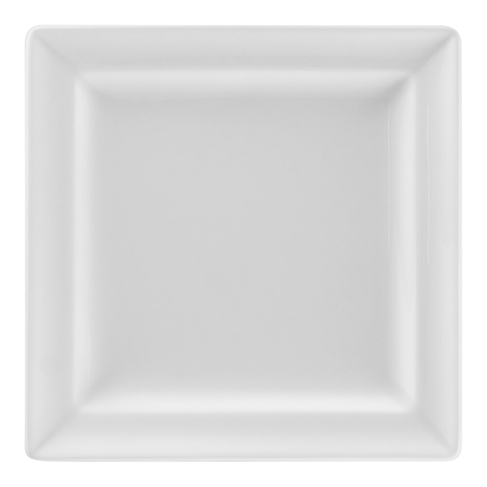 RAK Porcelain Classic Polaris 6 3/4" Bright White Square Flat Porcelain ...
